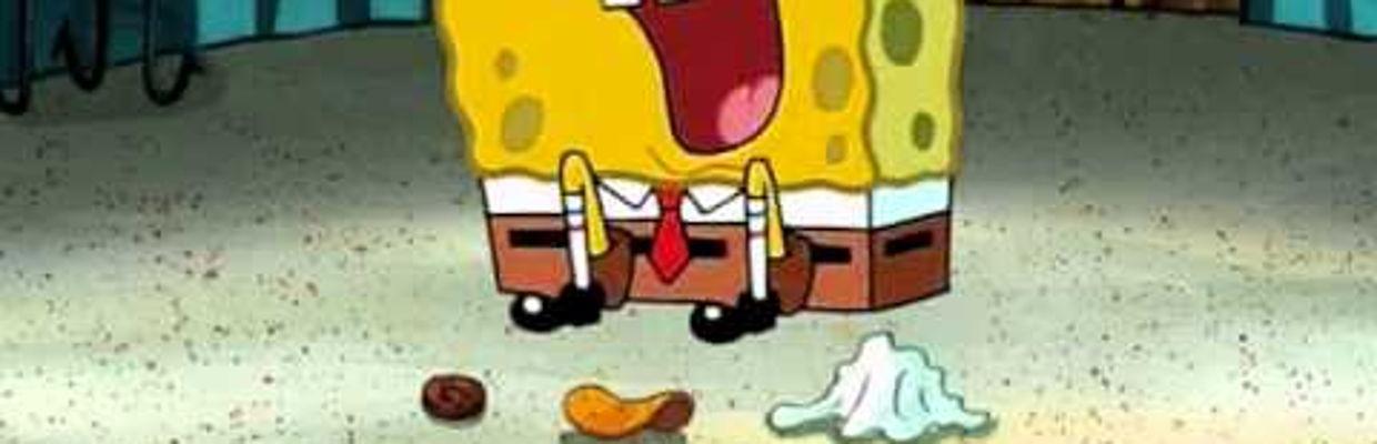 Spongebob Chip Penny Used Napkin